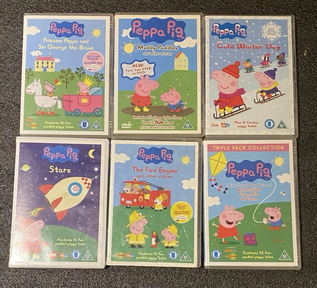 PEPPY PIG DVD Bundle X 6 Europe Region 2 £14.23 - PicClick UK