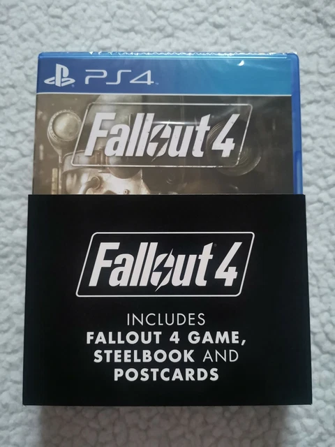 FALLOUT 4 PS4 Steelbook Edition (Game, Steelbook And Postcards) New ...