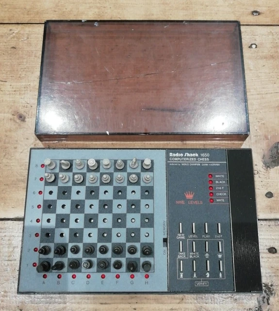 VINTAGE TANDY RADIO Shack 1650 Sensory Computerized Chess Game £37.12 ...