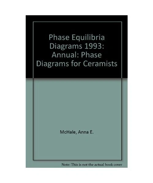 Phase Equilibria Diagrams Annual 1993 Phase Equilibria Diagrams Phase
