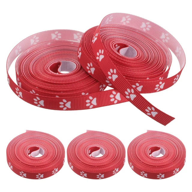 5 ROLLS FOOTPRINT Ribbon Cuttable Packing Cartoon Wrapping Decoration ...