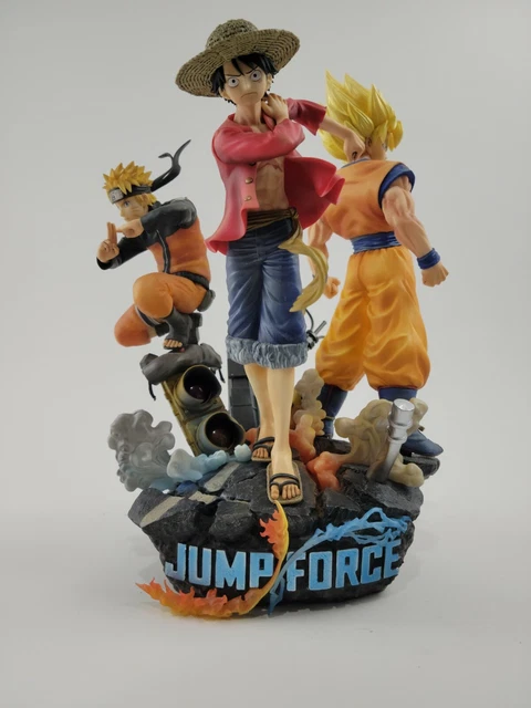 JUMP FORCE MONKEY D Luffy Uzumaki Naruto Son Gokou PVC Figure Statue £ ...