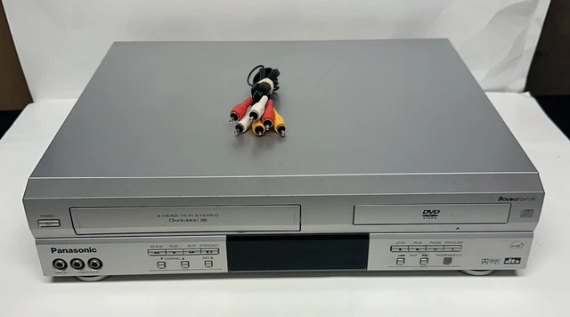 PANASONIC VHS DVD Combo Player VCR Model PV-D4743S-K *NO REMOTE* $79.99 ...