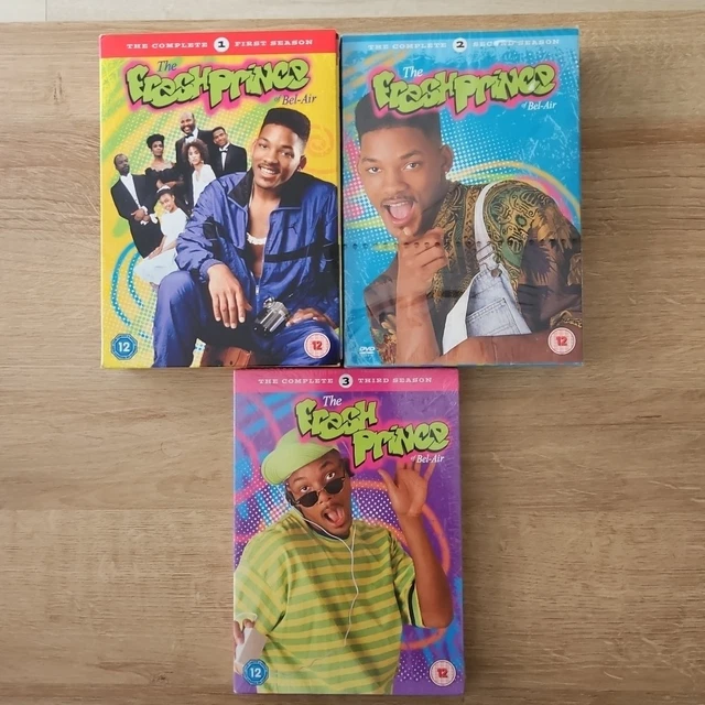 THE FRESH PRINCE Of Bel-Air DVD Boxset Complete Series 1-3 Will Smith ...