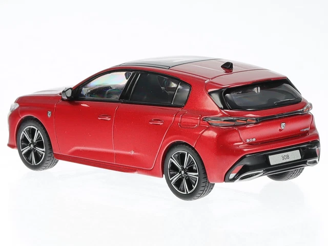 PEUGEOT 308 GT 2021 rouge Elixir Red véhicule miniature 473932 Norev 1: ...
