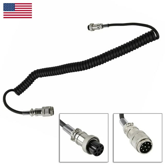 FOR YAESU-ICOM,HAM/CB,RADIO MICROPHONE 8-Pin Mic Extension-Cord Male To Female £13.58 - PicClick UK