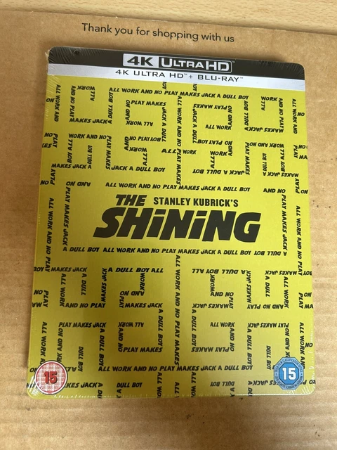 THE SHINING (1980) UK 4K UHD BLU-RAY STEELBOOK NEW & SEALED Stephen King Kubrick EUR 170,24 ...