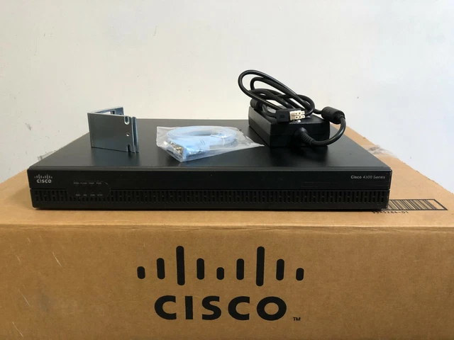 CISCO ISR4321/K9 2-PORT Gigabit Router ISR4321 ISR 4321 NO CLOCK BUG ...