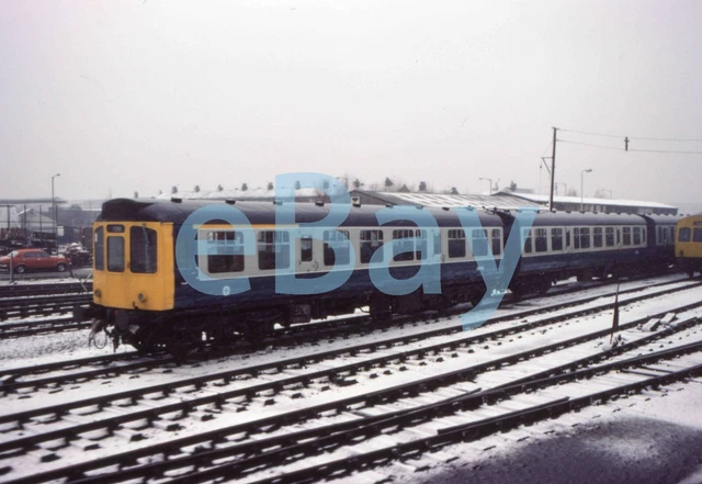 35MM RAILWAY SLIDE of Class 110 DMU E52083 @ York Copyright to Buyer £4 ...