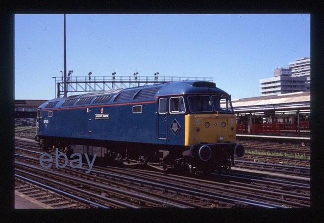 ORIGINAL 35MM SLIDE - Class 47 - 47145 at Clapham Junction on 14.7.98. £3.59 - PicClick UK
