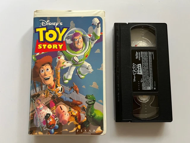 TOY STORY (VHS Tape, 1995) Clamshell Walt Disney Classic Pixar Film $20 ...