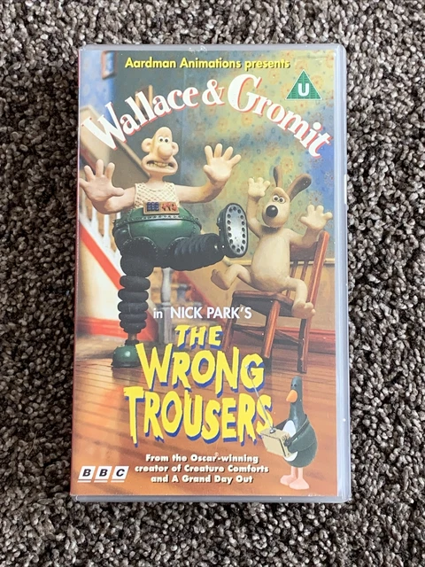 WALLACE AND GROMIT - The Wrong Trousers (VHS/H, 1994) £0.99 - PicClick UK