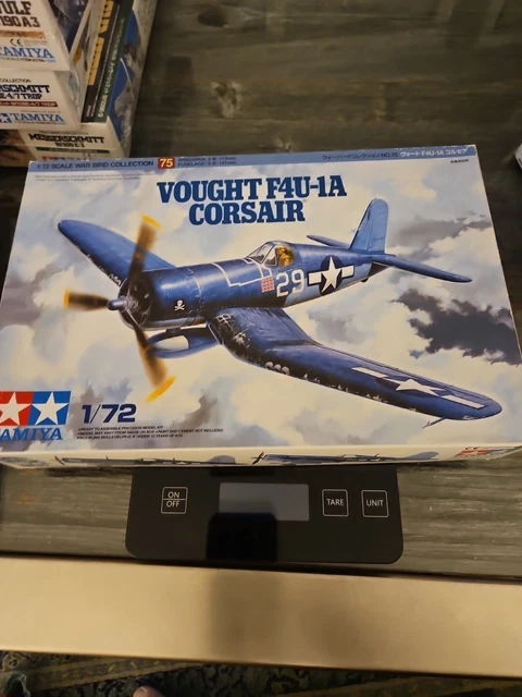 TAMIYA #75 1/72 Scale Aircraft Model Kit U.S.Navy Vought F4U-1A Corsair ...