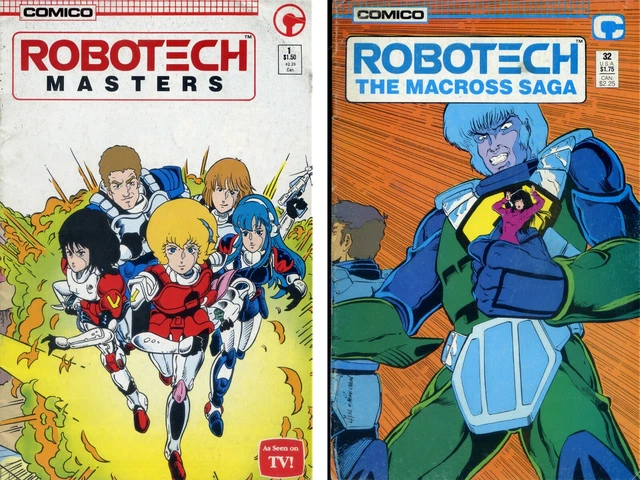 ROBOTECH MASTERS BY Comico Issues #1 (7/1985) & #32 (10/1988) Used Shelf #9A £5.90 - PicClick UK