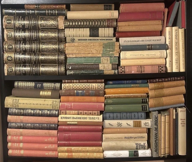 20 ANTIKE BÜCHER - Antiquariat alte antike Bücher Sammlung Konvolut EUR ...