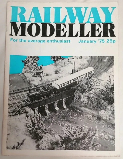 MAGAZINE - VINTAGE Railway Modeller Magazine Jan 1975 Trains Transport ...