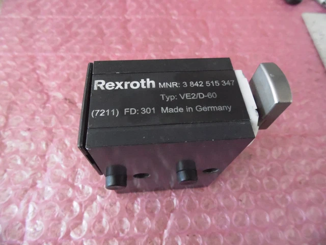 REXROTH 3842515347, UNIQUE VE2/D-60, porte d'arrêt séparateur 3 842 515 ...