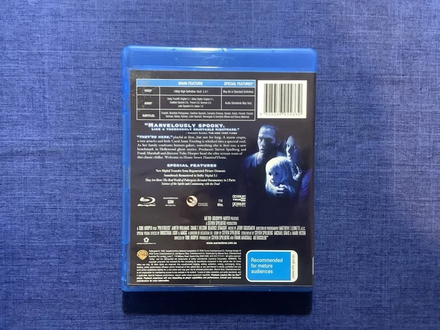 POLTERGEIST (25TH ANNIVERSARY Edition (Blu-ray, 1982) Like New Region B £7.53 - PicClick UK