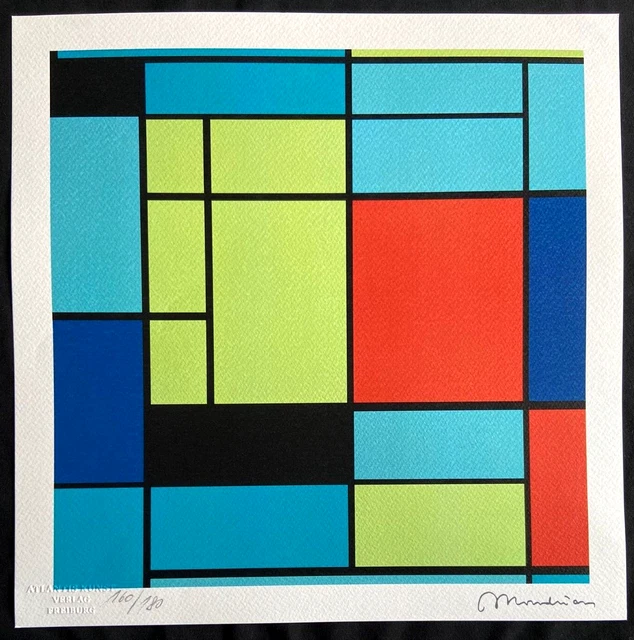 JOSEF ALBERS LITHOGRAPHY 180ex- (Le Corbusier Piet Mondrian Joan Mirò ...