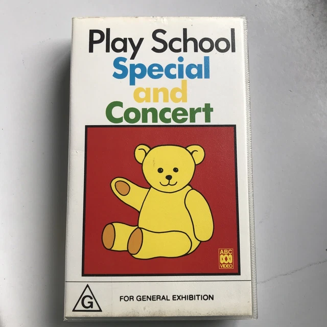 PLAY SCHOOL: SPECIAL And Concert VHS Video Tape ABC Kids TV £12.38 ...