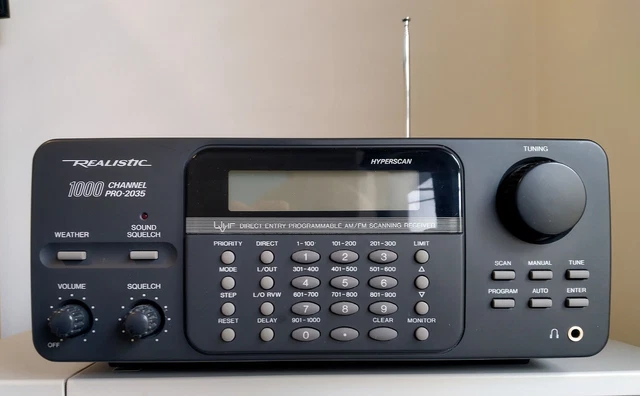 REALISTIC PRO-2035 VHF UHF Scanner Scanning Receiver. $170.00 - PicClick AU