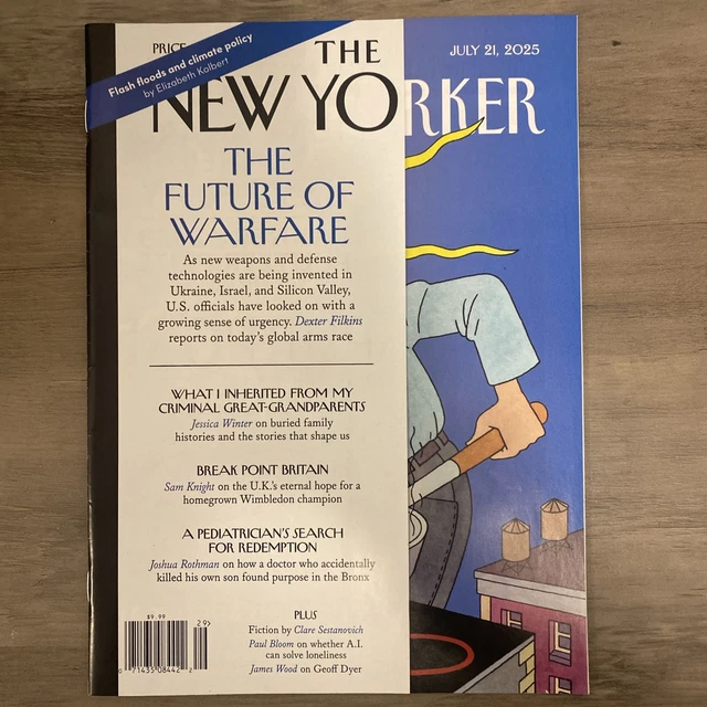 THE NEW YORKER Magazine, July 21, 2025 Joost Swarte “ Sunny-Sise Up” £7 ...