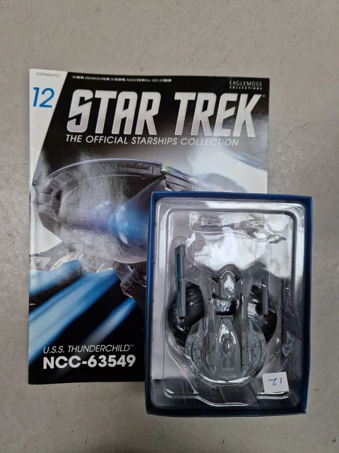 COLLECTION DE VAISSEAUX Star Trek Eaglemoss #12 Akira Uss Thunderchild ...