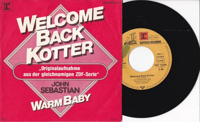 JOHN SEBASTIAN -WELCOME Back Kotter- 7" 45 OST Soundtrack EUR 5,99 ...
