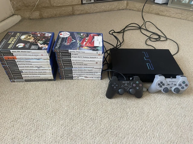 SONY PLAY STATION 2 console Including 2 Remote Controls And 24 PS2 ...