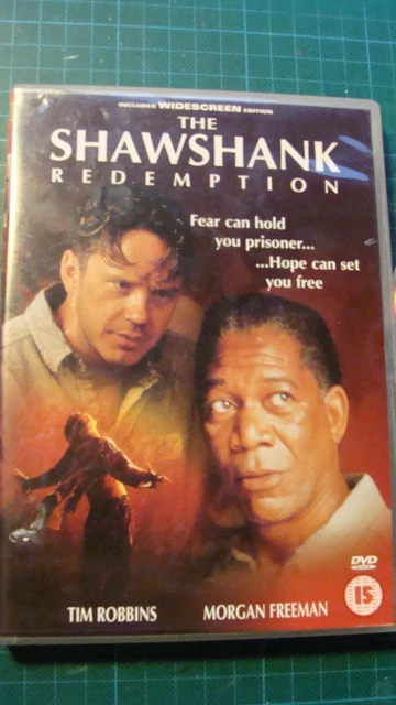 THE SHAWSHANK REDEMPTION (DVD, 2001) Tim Robbins Morgan Freeman Frank ...
