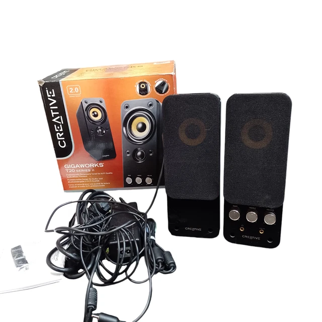 CREATIVE GIGAWORKS T20 Series Ii Speakers £14.99 - PicClick UK
