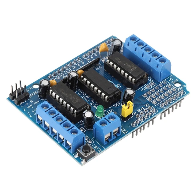 L293D MOTOR DRIVER Expansion Board For Arduino UNO Mega 2560 4-Wire DC ...