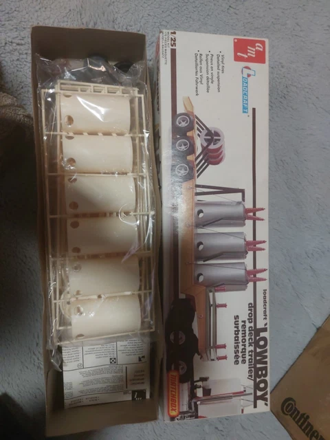 MATCHBOX PK-6602, LOADCRAFT Lowboy, drop deck trailer, Bausatz, Model ...