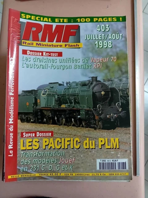 REVUE RMF (RAIL Miniature Flash) N° 403 | Bon état EUR 3,00 - PicClick FR