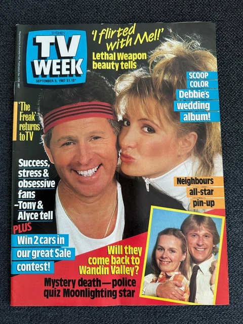 VINTAGE TELEVISION - "Australian TV Week" Sep 1987 Jon Bon Jovi ...