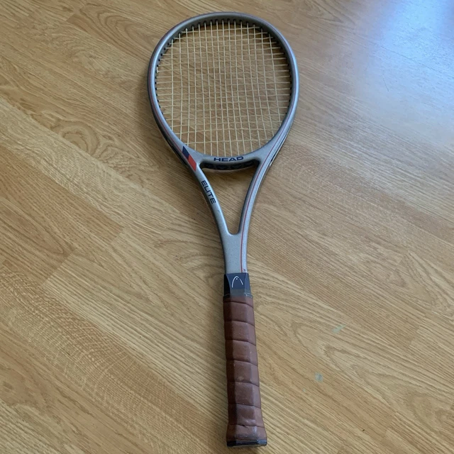 VINTAGE 1980S HEAD AMF Graphite Elite Tennis Racket Racquet 4 1/2” Grip ...