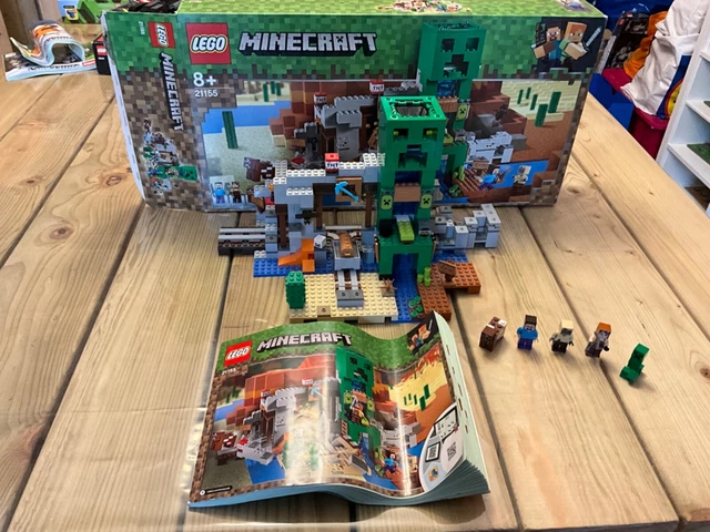 LEGO MINECRAFT 21155 The Creeper Mine 100% Complete Boxed Excellent ...