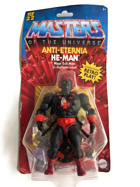 MATTEL MASTERS OF the Universe Origins Anti-Eternia He-Man 5.5" Action ...