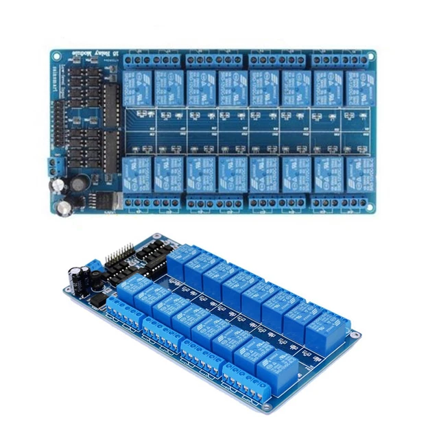 16-CHANNEL 5V RELAY Shield Module with optocoupler $12.73 - PicClick