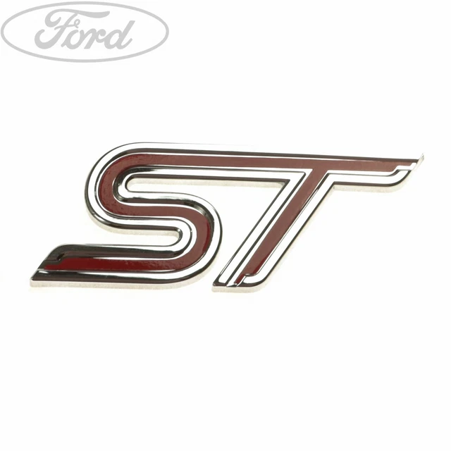 GENUINE FORD FOCUS Fiesta Boot ST Name Plate Badge Emblem 2002-2008 ...