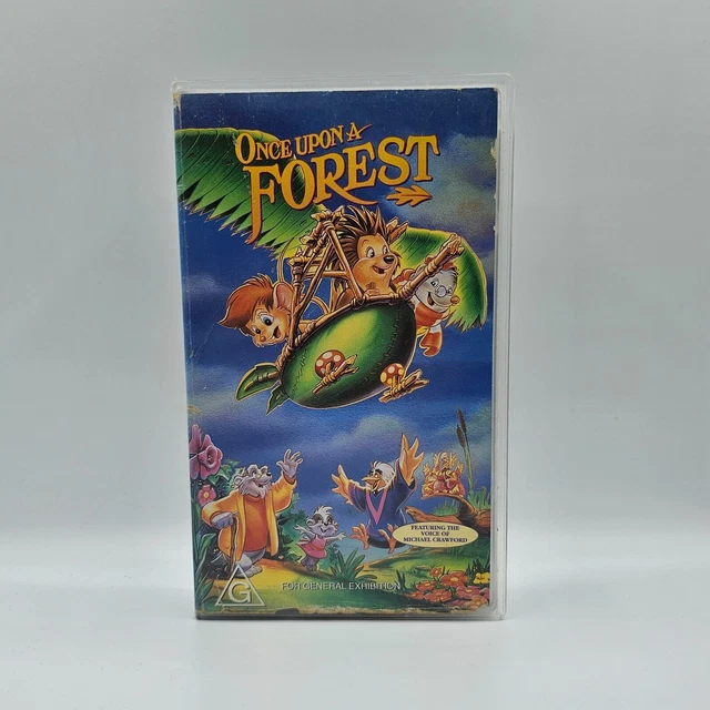 ONCE UPON A Forest VHS Original Rare Children Family Kids Animation ...