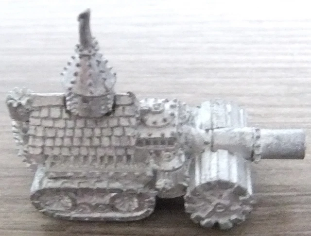 RARE, VINTAGE WARHAMMER 40K Miniature Diecast Battle Tank With Turret ...