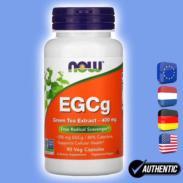 NOW FOODS, EGCG, Extrakt aus Grünem Tee, 400 mg, 90 vegetarische Kapseln EUR 19,05 - PicClick DE