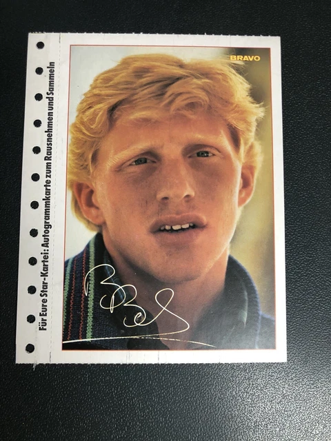 BRAVO AUTOGRAMMKARTE / Boris Becker / 80-er EUR 1,00 - PicClick DE