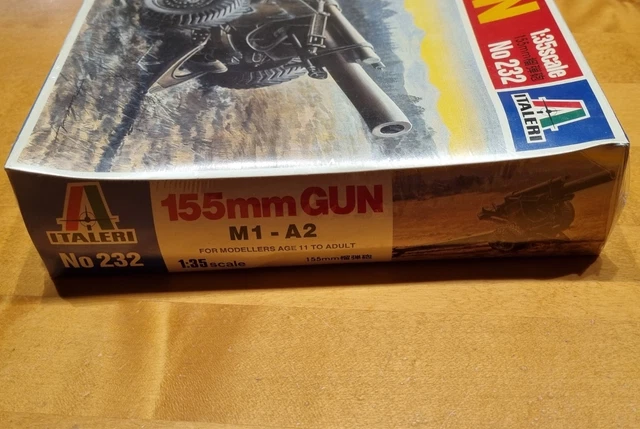 ITALERI 232- 155 mm Gun M1-A2 Howitzer - 1:35 EUR 12,00 - PicClick DE