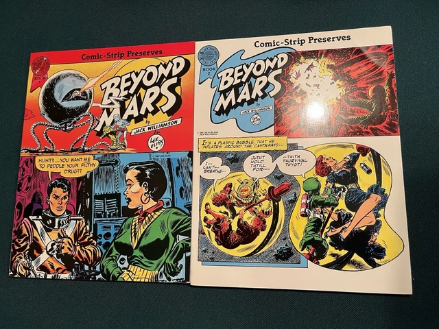 BEYOND MARS 1 and 2 Blackthorne Comic-Strip Preserves Jack Williamsons ...