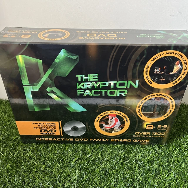 THE KRYPTON FACTOR DVD Interactive Board Game Family (New And Sealed) £ ...