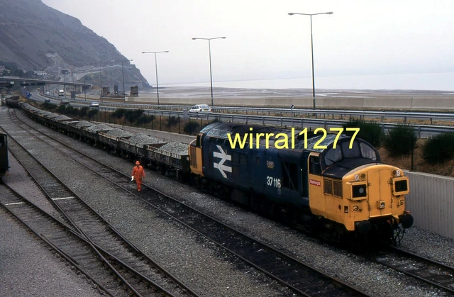 6X4 COLOUR RAILWAY photograph Class 37 37116 at Penmaenmawr 09.95 £1.00 ...