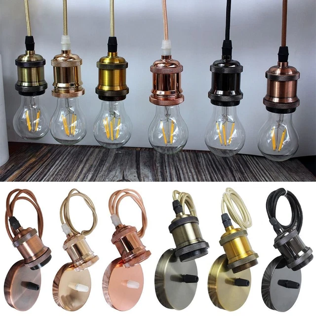 DECORATION CEILING LIGHT Bulb Holder Hanging Rose Lamp Fitting Pendant ...