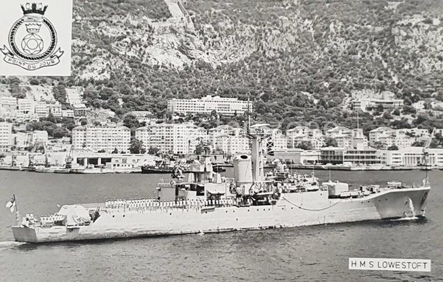 BRITISH ROYAL NAVY. HMS Lowestoft F103 Frigate 1964 Photograph 5.5x3.5 ...